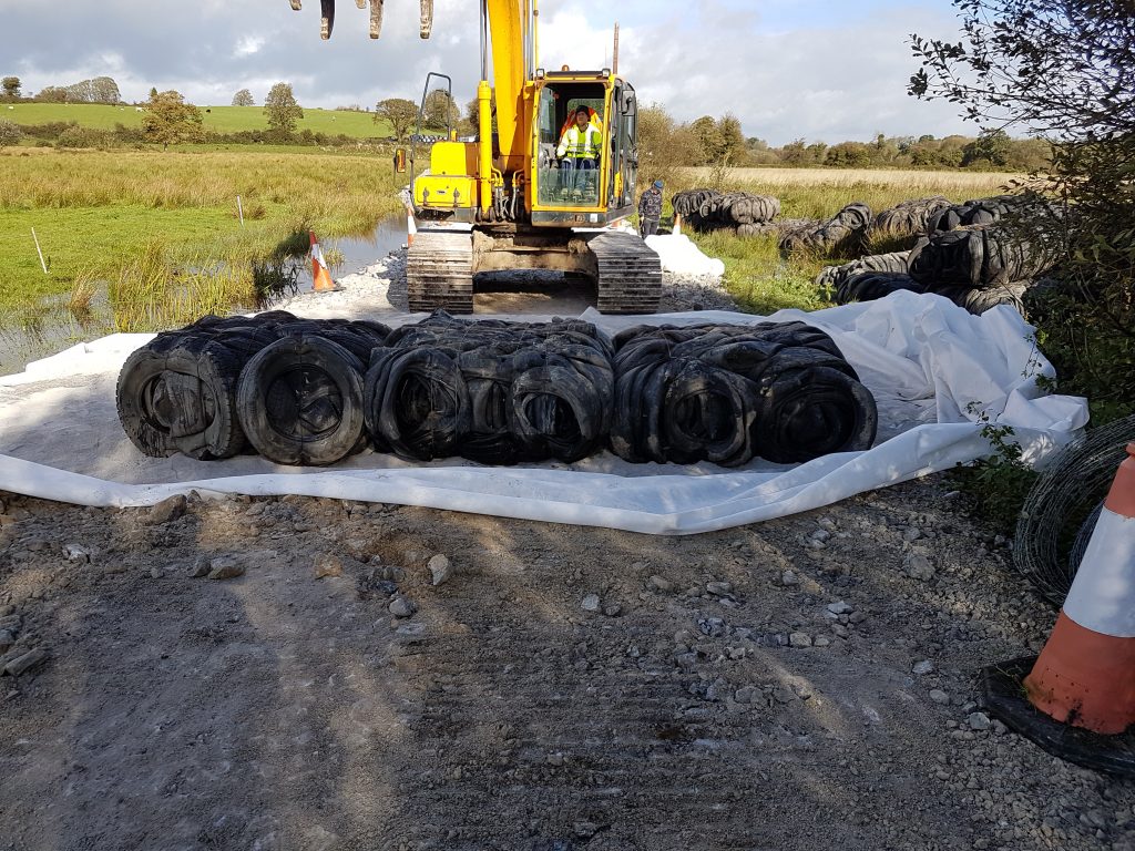 AGL Consulting : Baled Tyres Access Road Design for Clare CoCo in Dooras